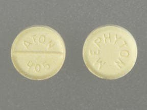 Pill Finder: MEPHYTON ATON 405 Yellow Round - Medicine.com
