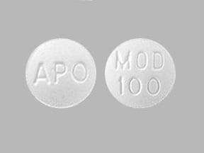 Pill Finder: APO MOD 100 White Round - Medicine.com