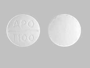 Pill Finder: APO T100 White Round - Medicine.com