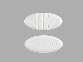 Pill Finder: APO T300 100 100 100 White Elliptical / Oval - Medicine.com