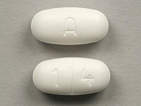 Pill Finder: A 1 4 White Elliptical / Oval - Medicine.com