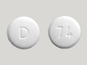 Pill Finder: D 74 White Round - Medicine.com