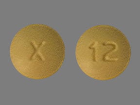 Pill Finder: X 12 Yellow Round - Medicine.com