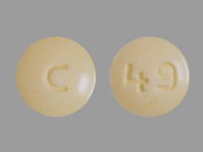 Pill Finder: C 49 Yellow Round - Medicine.com