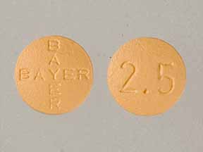 Pill Finder: BAYER BAYER 2.5 Orange Round - Medicine.com