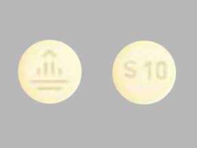 Pill Finder: S 10 Logo Yellow Round - Medicine.com