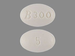 Pill Finder: B300 5 White Elliptical / Oval - Medicine.com