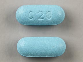 Pill Finder: C20 Blue Capsule-shape - Medicine.com