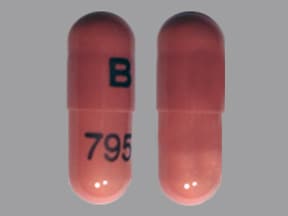 Pill Finder: B 795 Red Capsule-shape - Medicine.com