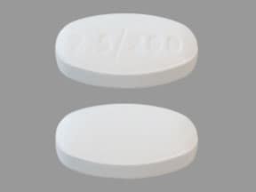 Pill Finder: 2.5 200 White Elliptical / Oval - Medicine.com