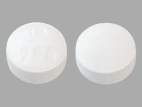 Pill Finder: 10 200 White Round - Medicine.com