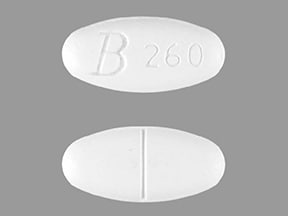 Pill Finder: B 260 White Elliptical / Oval - Medicine.com