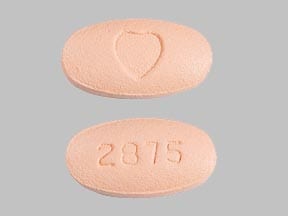 Pill Finder: Logo 2875 Peach Elliptical / Oval - Medicine.com
