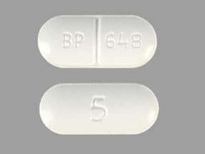 Pill Finder: BP 648 5 White Capsule-shape - Medicine.com