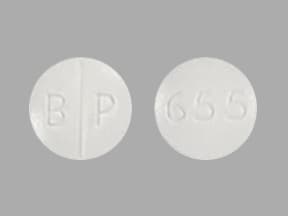 Pill Finder: B P 655 White Round - Medicine.com