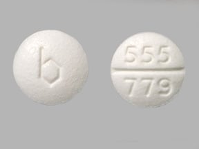 Pill Finder: b 555 779 White Round - Medicine.com