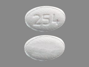 Pill Finder: 254 White Elliptical / Oval - Medicine.com
