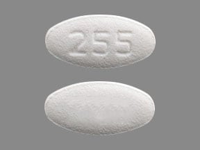 Pill Finder: 255 White Elliptical / Oval - Medicine.com