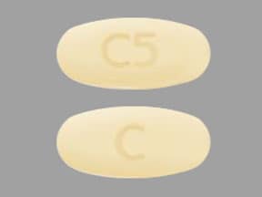 Pill Finder: C C5 Yellow Elliptical / Oval - Medicine.com