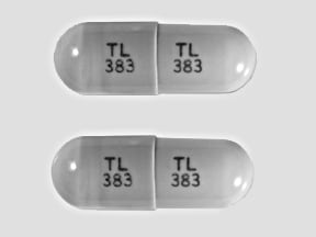 Pill Finder: TL 383 TL 383 Gray Capsule-shape - Medicine.com