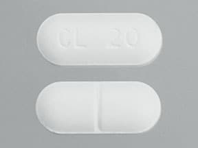 Pill Finder: CL 20 White Capsule-shape - Medicine.com