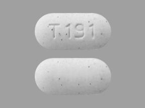 Pill Finder: T 191 White Capsule-shape - Medicine.com