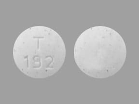 Pill Finder: T 192 White Round - Medicine.com