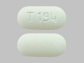 Pill Finder: T 194 White Capsule-shape - Medicine.com