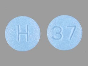 Pill Finder: H 37 Blue Round - Medicine.com