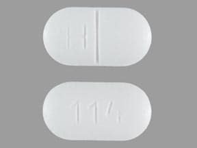 Pill Finder: H 114 White Capsule-shape - Medicine.com