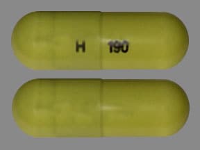 Pill Finder: H 190 Green Capsule-shape - Medicine.com
