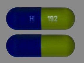 Pill Finder: H 192 Blue Capsule-shape - Medicine.com