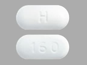 Pill Finder: H 160 White Capsule-shape - Medicine.com