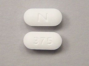 Pill Finder: N 375 White Elliptical / Oval - Medicine.com