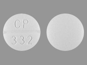 Pill Finder: CP 332 White Round - Medicine.com
