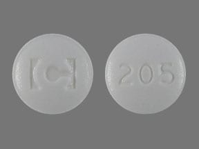 Pill Finder: C 205 White Round - Medicine.com