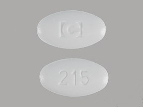 Pill Finder: C 215 White Elliptical / Oval - Medicine.com