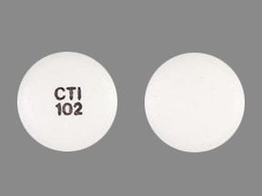 Pill Finder: CTI 102 White Round - Medicine.com