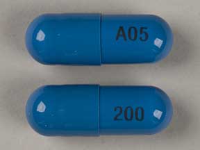 Pill Finder: A05 200 Blue Capsule-shape - Medicine.com