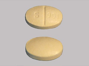 Pill Finder: S 901 Yellow Elliptical / Oval - Medicine.com