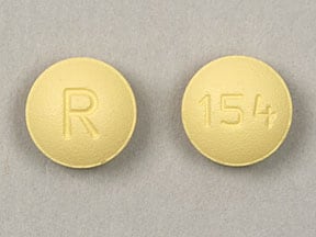 Pill Finder: R 154 Yellow Round - Medicine.com