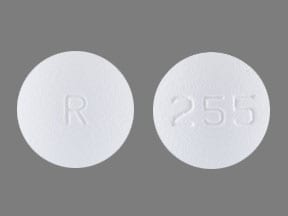 Pill Finder: R 255 White Round - Medicine.com