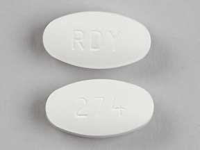 Pill Finder: RDY 274 White Elliptical / Oval - Medicine.com