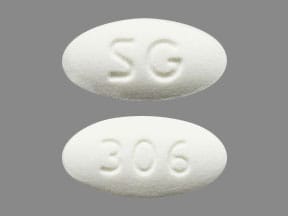 Pill Finder: SG 306 White Elliptical / Oval - Medicine.com