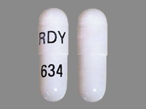 Pill Finder: RDY 634 White Capsule-shape - Medicine.com