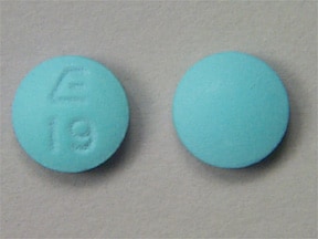 Pill Finder: E 19 Blue Round - Medicine.com