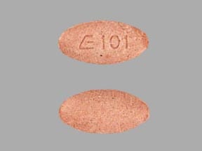 Pill Finder: E 101 Pink Elliptical / Oval - Medicine.com
