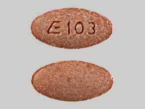 Pill Finder: E 103 Pink Elliptical / Oval - Medicine.com