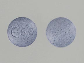 Pill Finder: E 60 Purple Round - Medicine.com