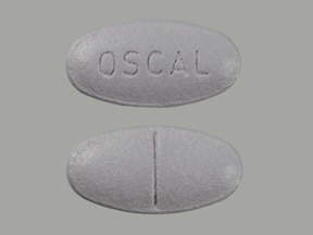 Pill Finder: OSCAL Gray Elliptical / Oval - Medicine.com